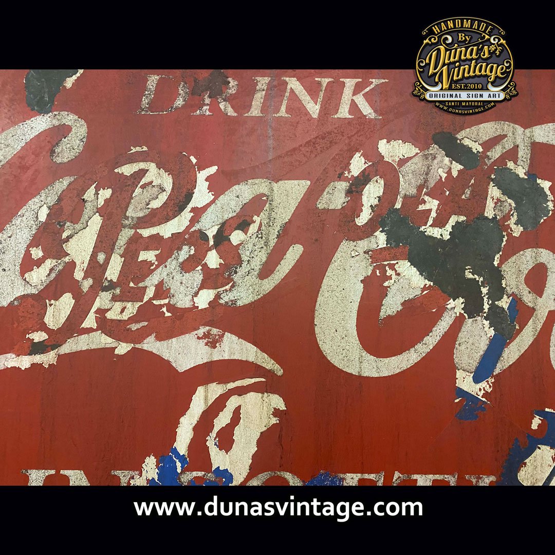 GHOST SIGN, Coca-Cola & Pepsi-Cola. - Dunas vintage
