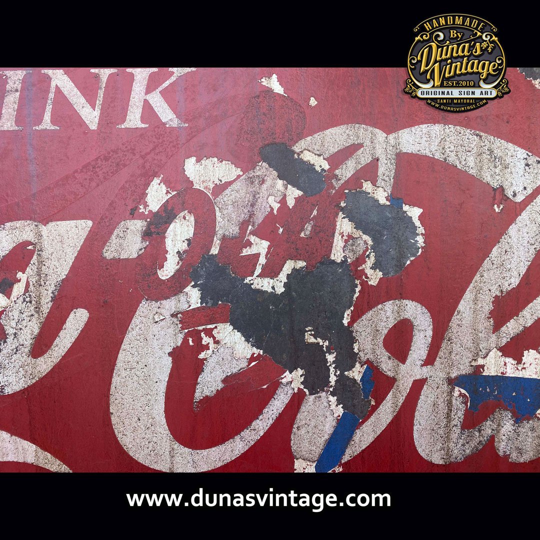 GHOST SIGN, Coca-Cola & Pepsi-Cola. - Dunas vintage