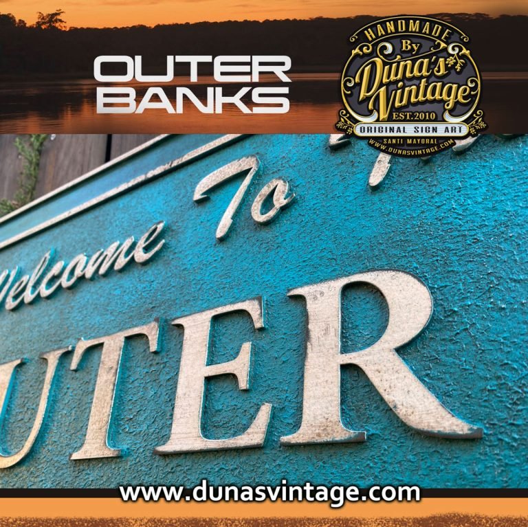 Nuevo cartel de la serie de Netflix OUTER BANKS - Dunas vintage