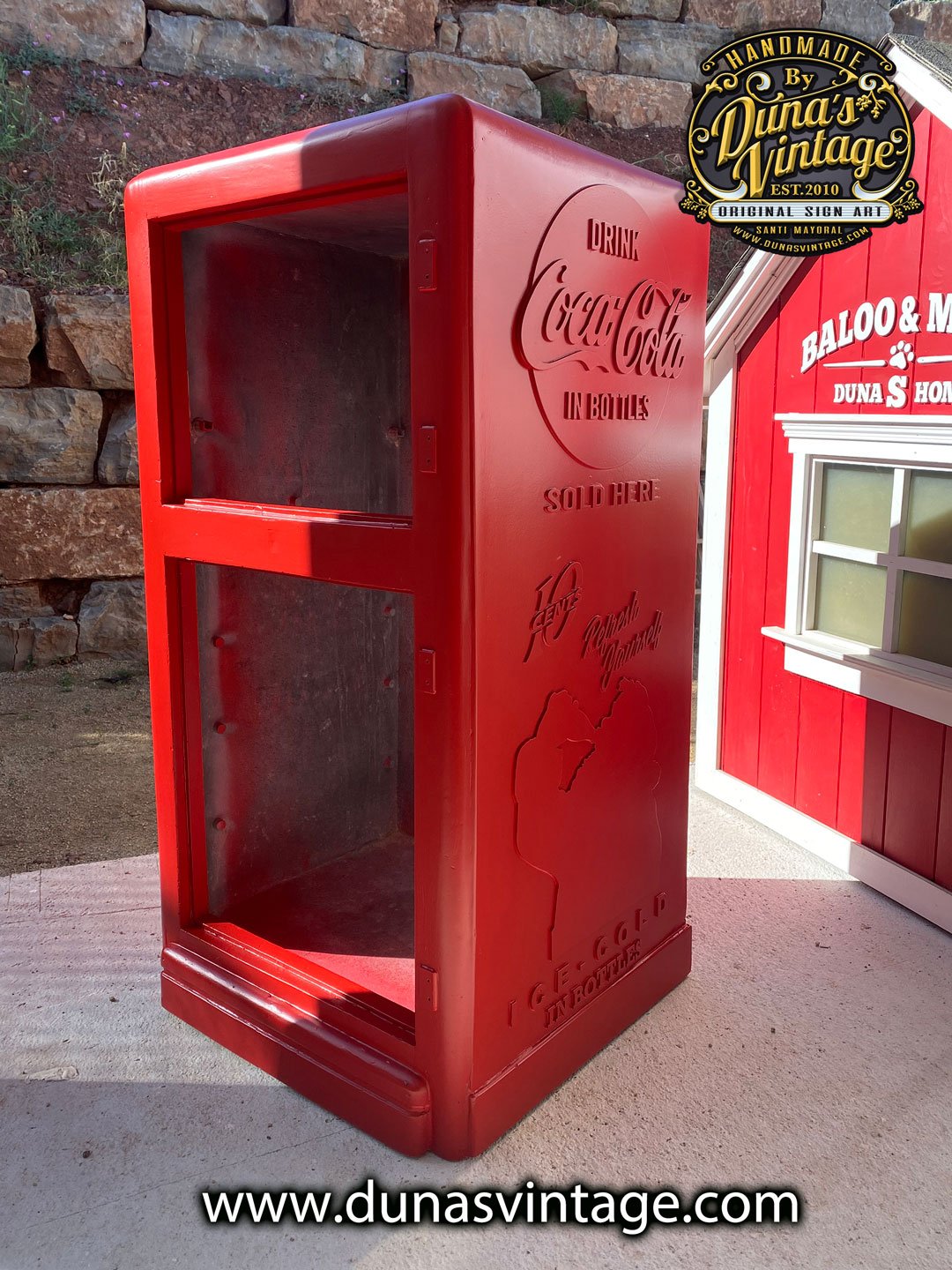 ¿Os gusta esta nevera restaurada y personalizada de Coca-Cola? - Dunas ...