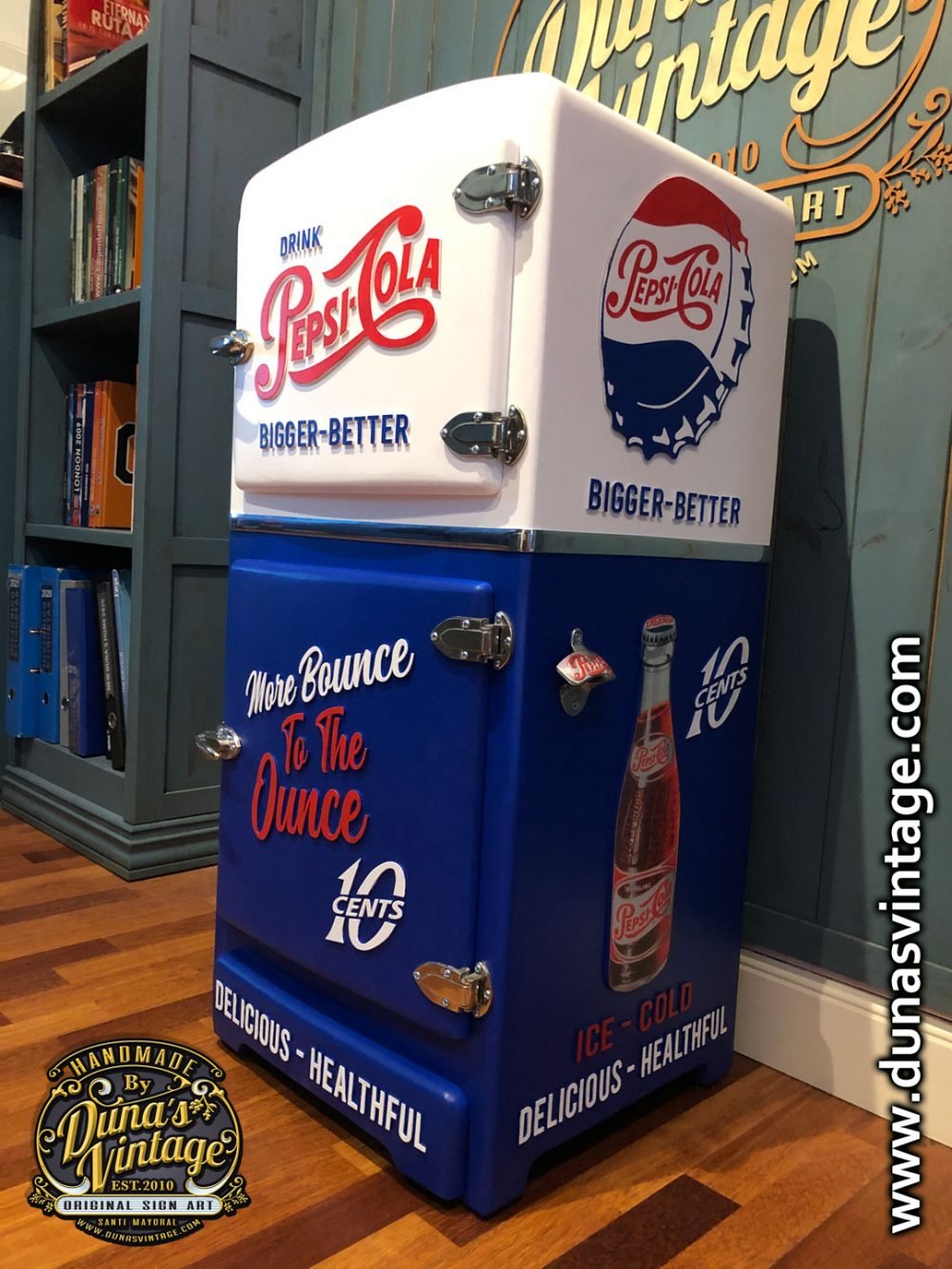 Nevera Personalizada de PEPSI 1950. - Dunas vintage