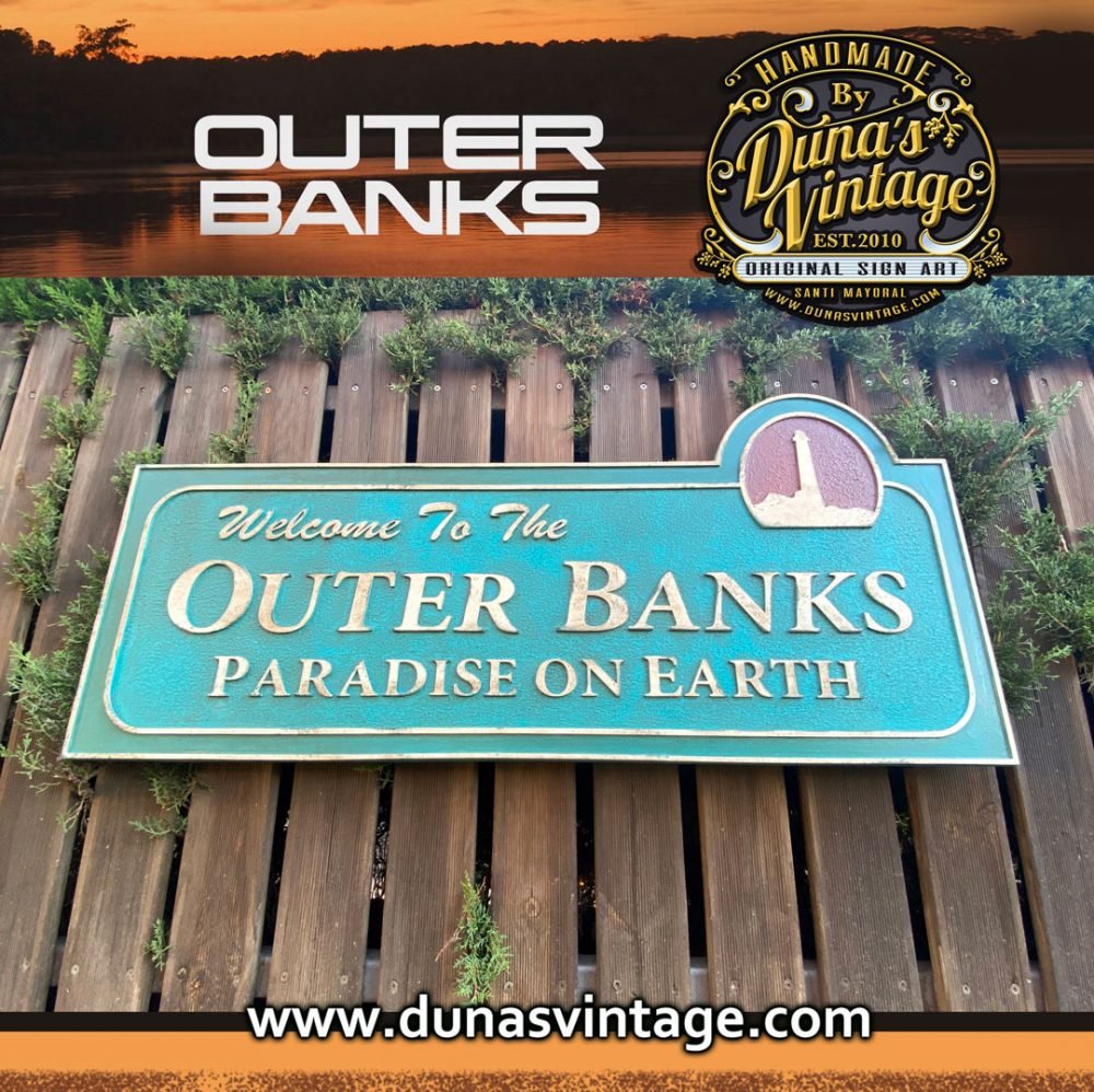 Nuevo cartel de la serie de Netflix OUTER BANKS - Dunas vintage